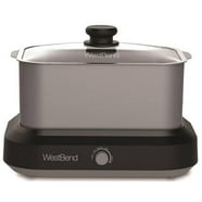 West Bend 87906BHT Large Capacity 6-Quart Non-Stick Versatility Cooker ...