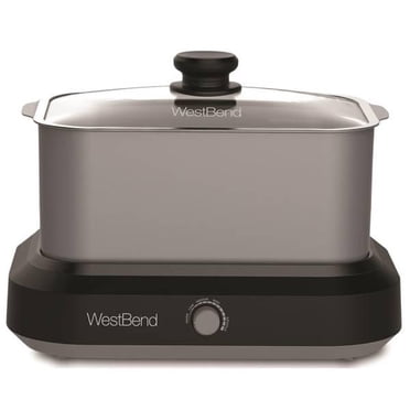 West Bend 87906BHT Large Capacity 6-Quart Non-Stick Versatility Cooker ...