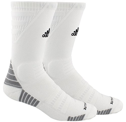 Adidas Unisex Alphaskin Maximum Cushioned Crew Sock Adidas Ships