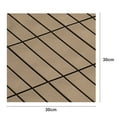 Temacd Floor Tile Snap Fit Multiple Mounting Styles with Open Mesh ...