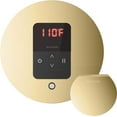iTempo Round Steam Shower Control in Polished Brass - Walmart.com