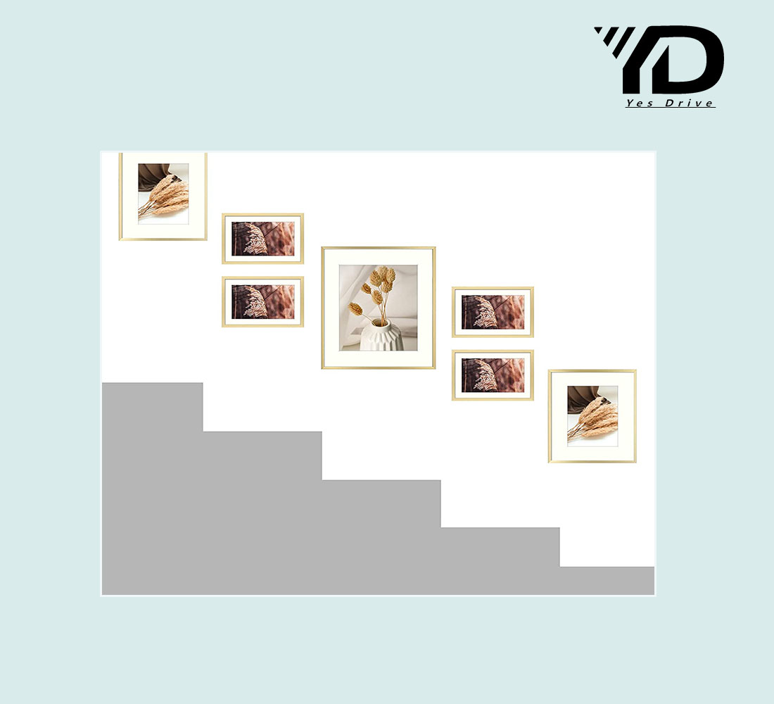 7 Pack Frames for One, Aluminum Photos Frame for Wall or Tabletop ...