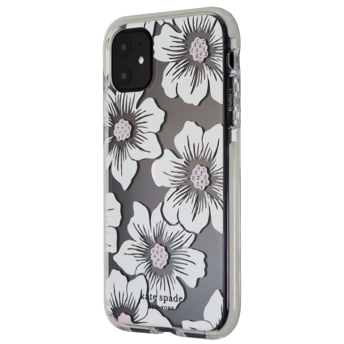 Kate Spade Defensive Hardshell Case for iPhone 11 6.1 inch Hollyhock Flowers Walmart