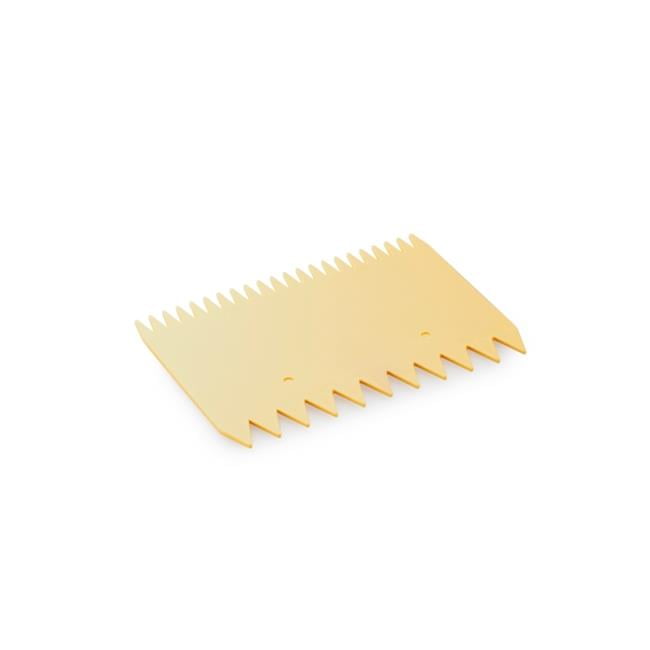 Thermohauser Double Sided Polypropylene Dough Comb Scraper, Ivory - Set ...