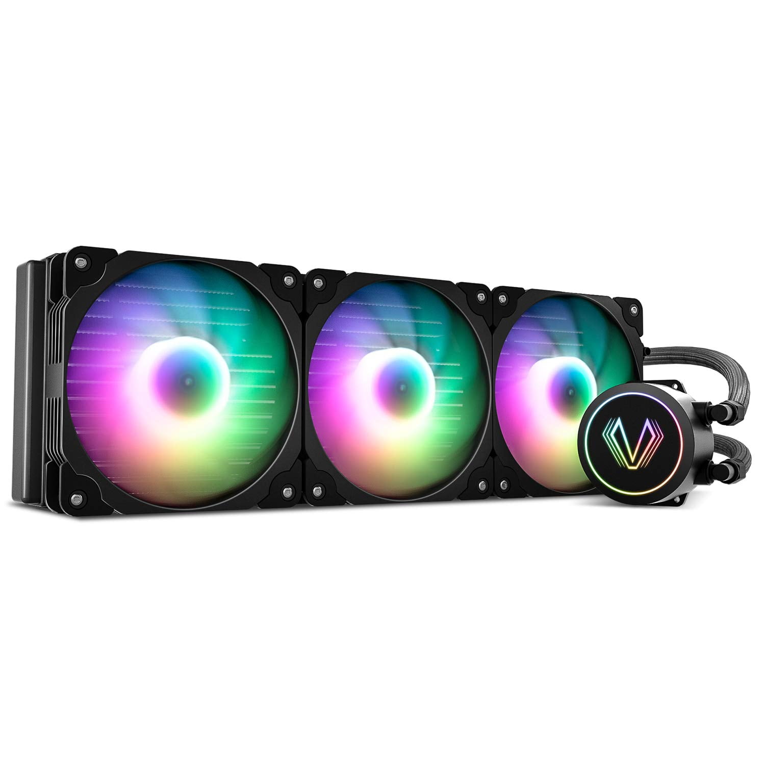 Vetroo V360 AIO CPU Liquid Cooler for Intel LGA 1200 1150 /AMD AM4 AM3 ...