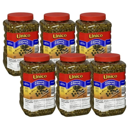 Unico Bulk Food Service Pickled Capers – Tangy, Briny & Culinary-Grade ...