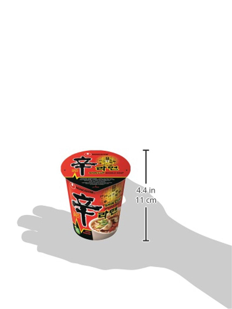 Shin Ramyun Cup 6 Cups Korean Noodle Spicy Tasty Beef Soup Korea Ramen Hot