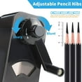 Long Point Pencil Sharpener, 8-20mm Nibs, Self-Feed & Adjustable ...