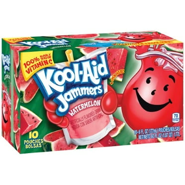 Kool-Aid Jammers, Variety Pack, Artificially Flavored, 6 fl oz Pouches ...