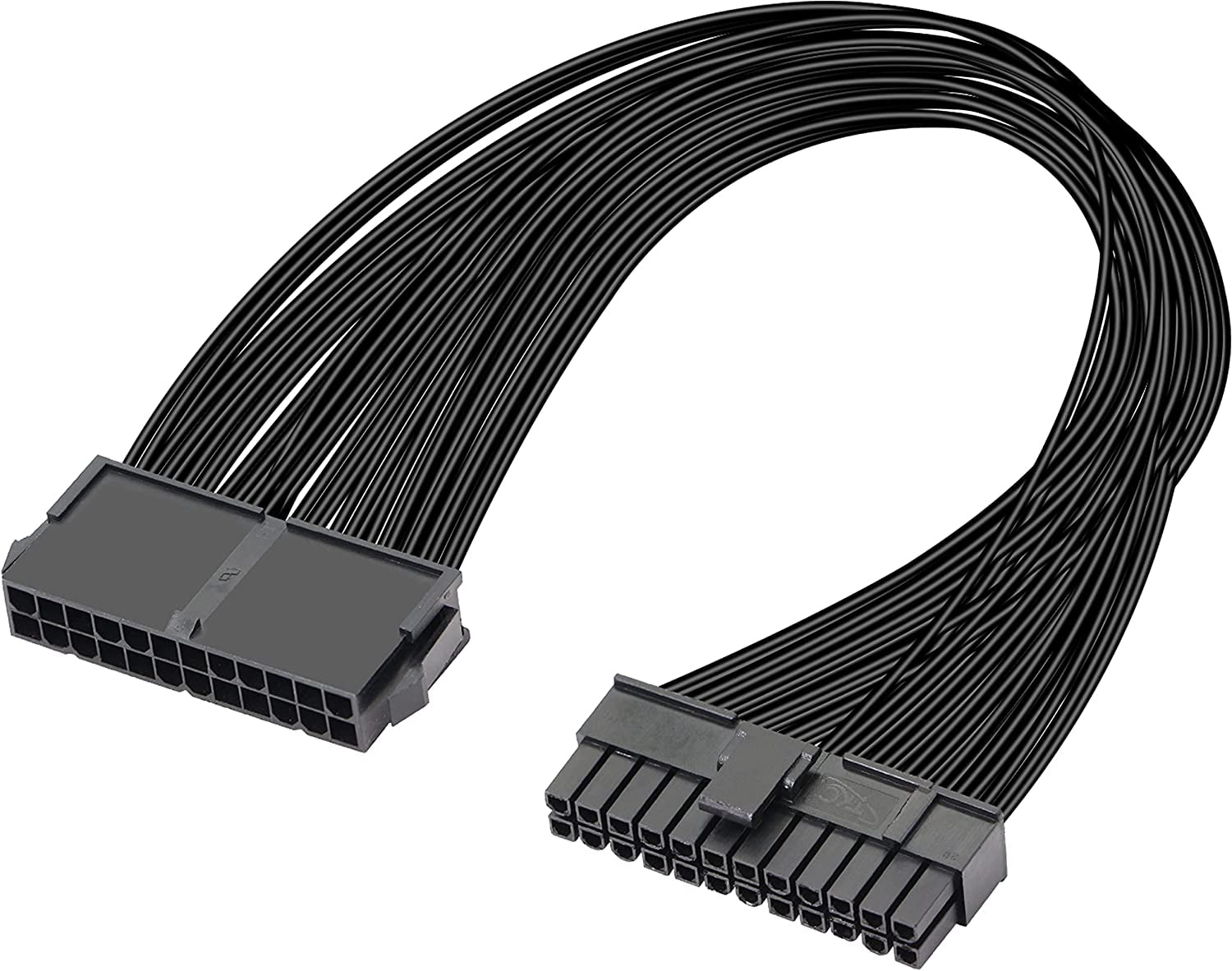 GELRHONR 24 Pin PSU Extension Cable,Motherboard ATX PSU 24 Pin (20+4 ...