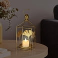 CEORPER Fashion Design Candle Holder Stand Metal Tree Leaf Shape ...