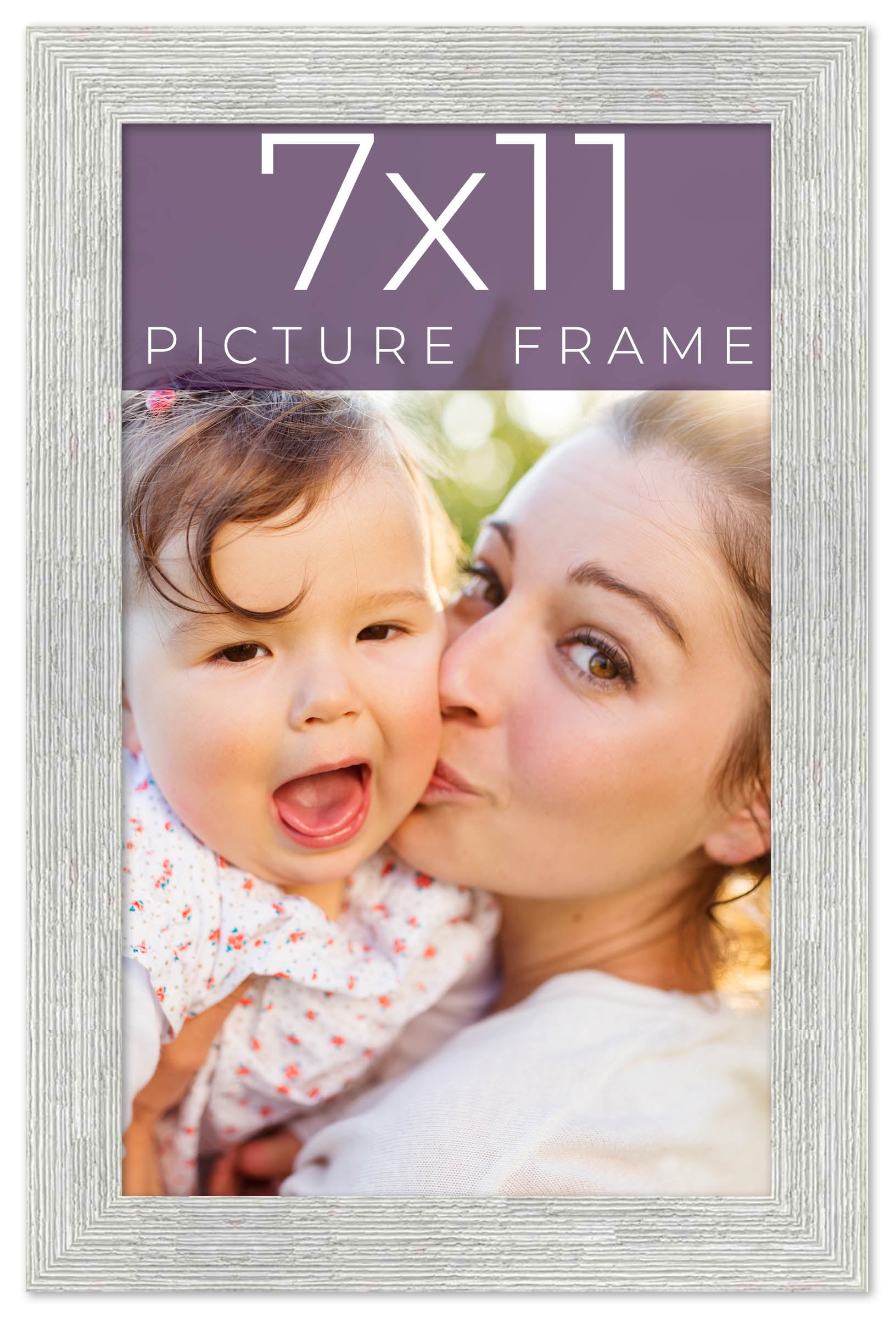 7x11 Frame White Real Wood Picture Frame Width 1.5 inches | Interior ...