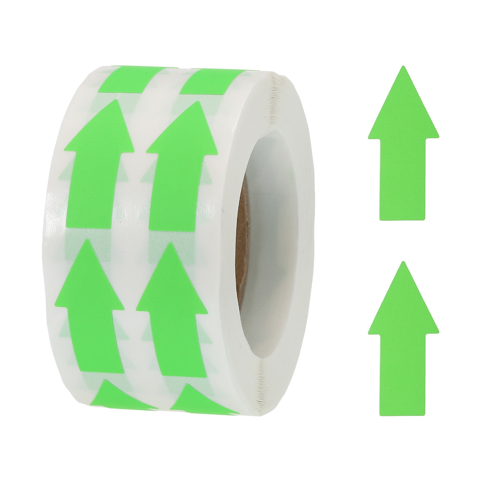 Arrow Sticker Labels 0.6x1.2 Inch 1 Roll Adhesive Arrow Shape Signs DIY ...