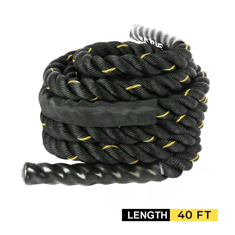 BIGTREE 1.5″ Battle Rope Poly Dacron Fitness Training Exercise Home Gym ...