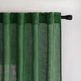 Emerald Green Kitchen Curtains 30 Inch Length 2 Panels, Soft Thick ...