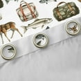 Feelyou Deer Fish Wildlife Curtains Pack of 2 (42x84 Each), Camping ...