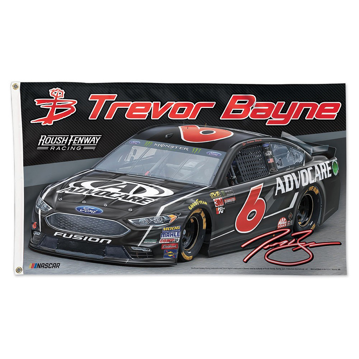 Trevor Bayne NASCAR Flag - Walmart.com