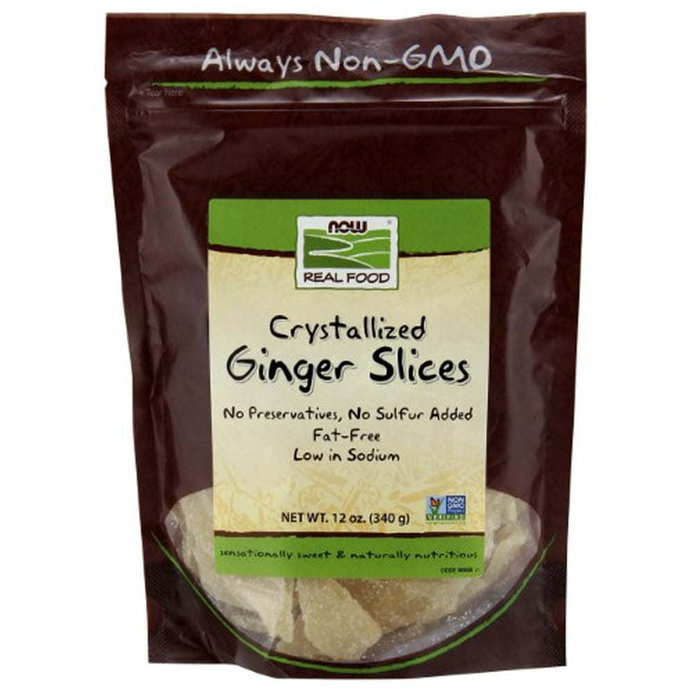 NOW Foods - NOW Real Food Organic Crystallized Ginger Slices - 12 oz ...