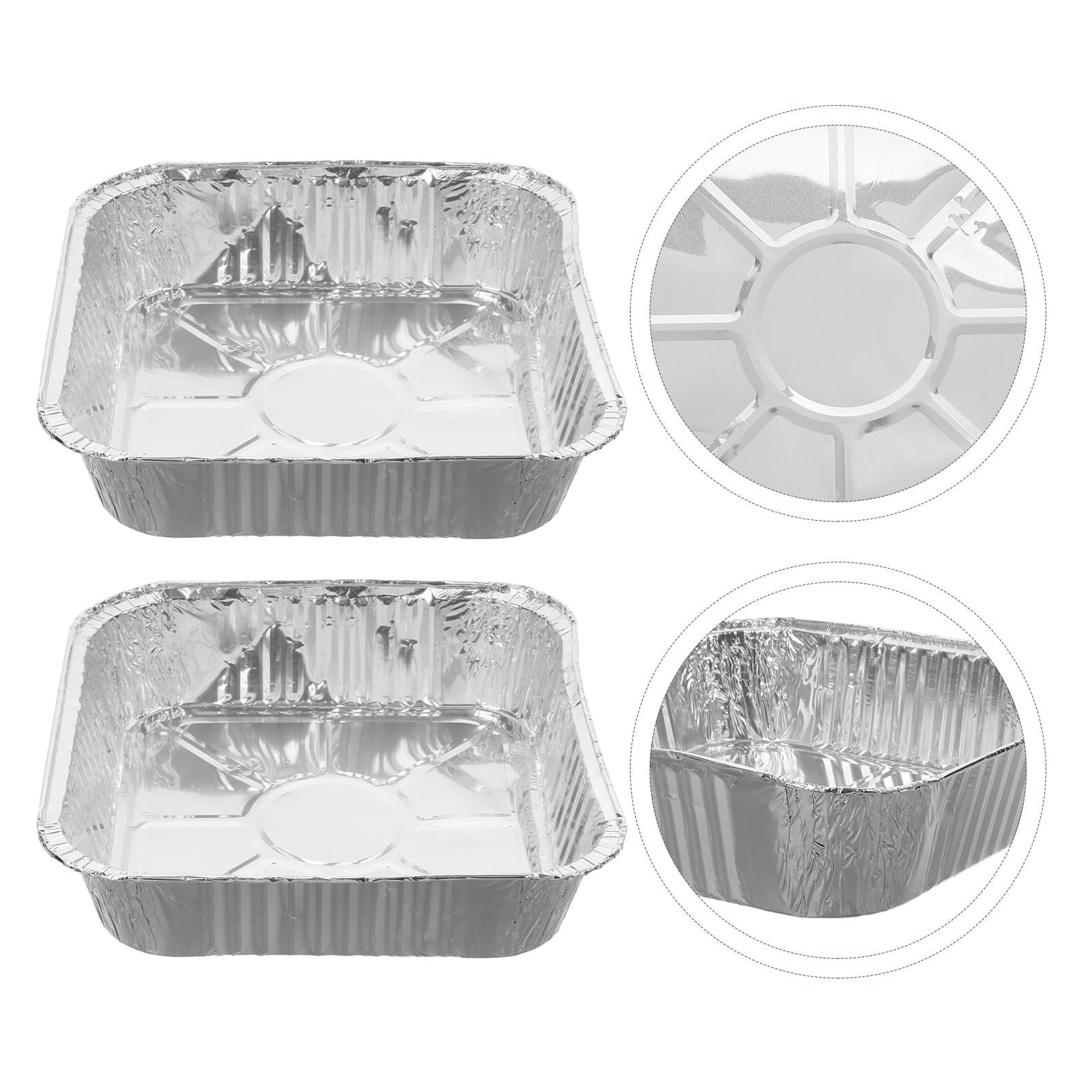 Click here for Oulii Small Tin Foil Pans 30pcs 8 Inch Square Alum... prices