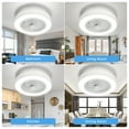 BLITZWILL 20 in Round Ceiling Fans with Lights and Remote & APP Control ...