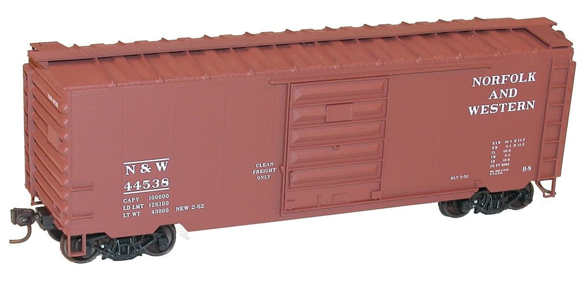 Accurail 3453 HO Norfolk & Western Playstation One Steel Boxcar Kit ...