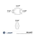 Five Oceans Marine Terminal Circuit Breaker with Reset Button, 4 Amp (4 ...