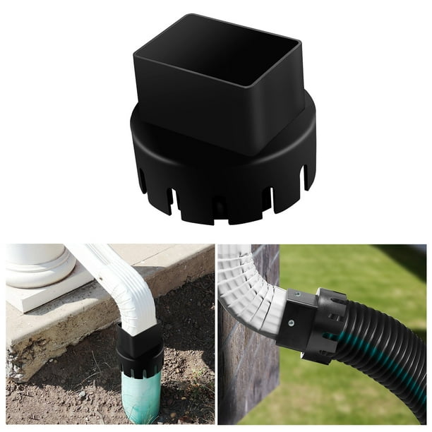 Universal Downspout Adapters Rain Gutter to Drain Adapters Downspout ...