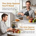 Wuxiuli HomeMate Plastic 4-in-1 Manual Jar Opener for Weak Hands 1pack ...
