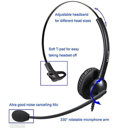 Cisco Headset RJ9 Phone Headset for Cisco IP Phone with Noise ...