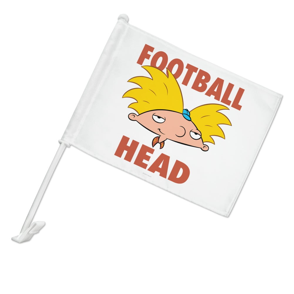 Hey Arnold! Football Head Car Truck Flag with Window Clip On Pole ...