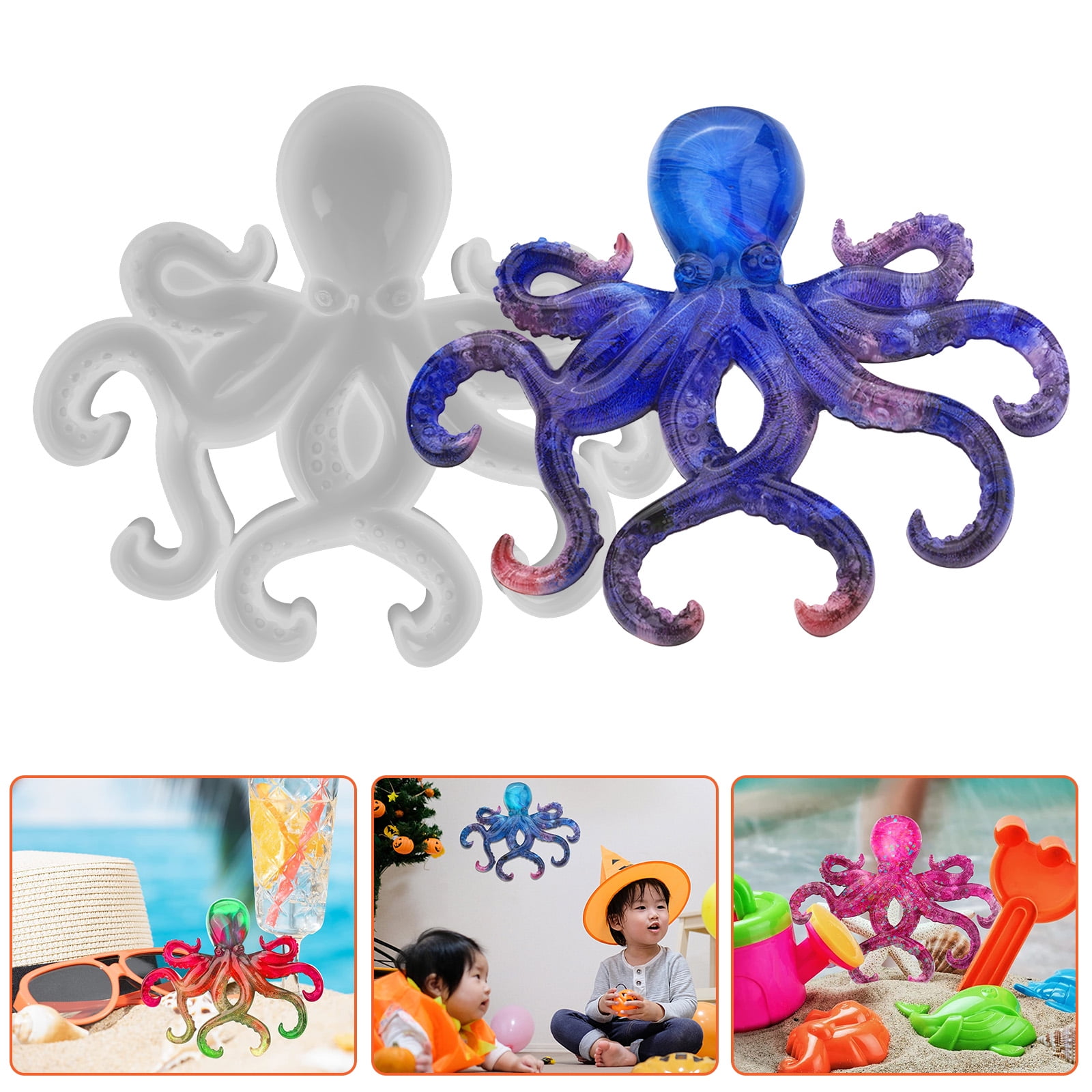 Craft Supplies & Tools Cute sea creatures earring/jewelry molds Hat ...