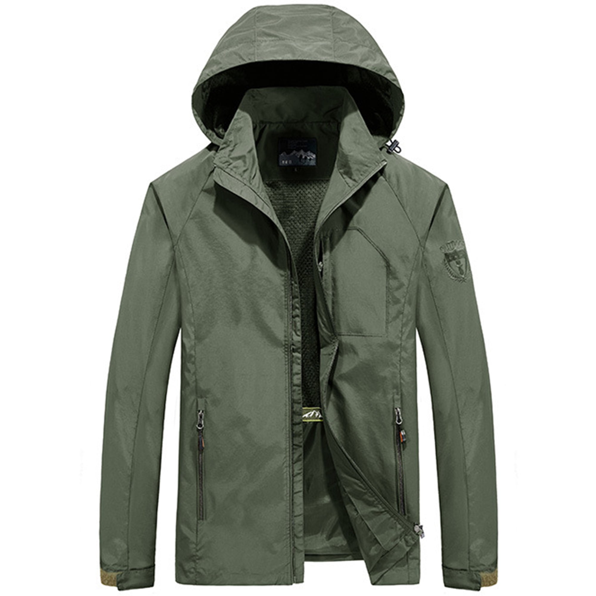 Click here for Fashnice Mens Jacket Solid Color Coat Stand Up Nec... prices