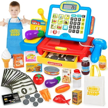 SpongeBob Krusty Krab Cash Register Play Set with Pretend Food & Play ...