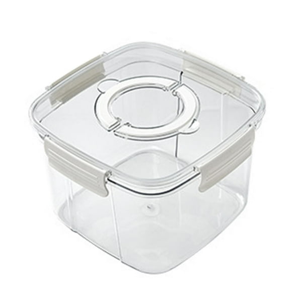 Rice Storage Bin Dry Food Container with Measuring Cup Dispenser Sealed ...