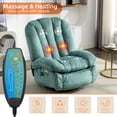 ALEAVIC Smart Recliner Chair with Voice Control, Swivel Massage Chairs ...