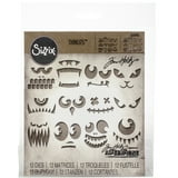 Sizzix Thinlits Dies By Tim Holtz 12/Pkg-Frightening Faces - Walmart.com