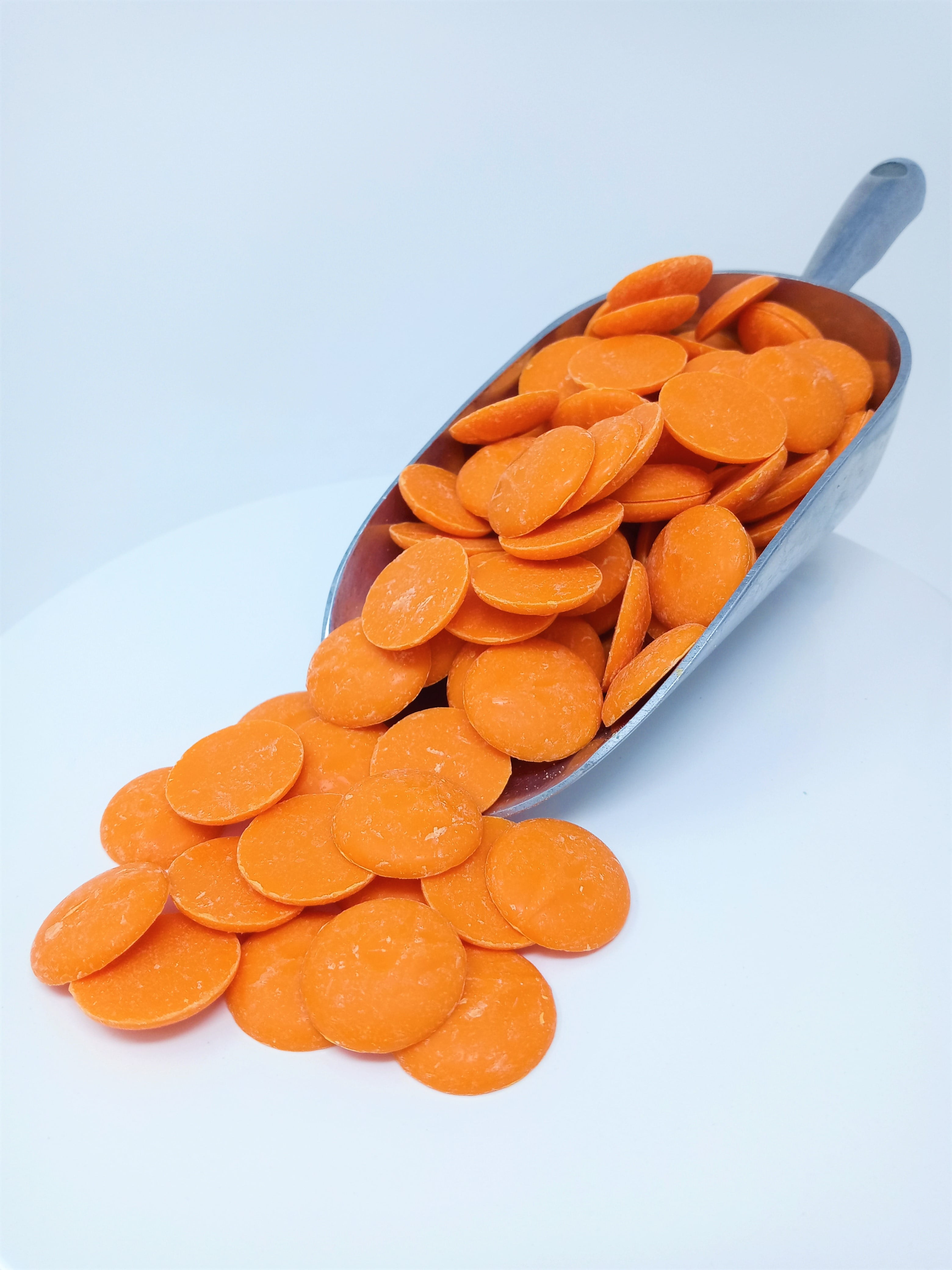 Merckens Coating Wafers Melting Wafers Orange color 1 pound – Totalhill ...