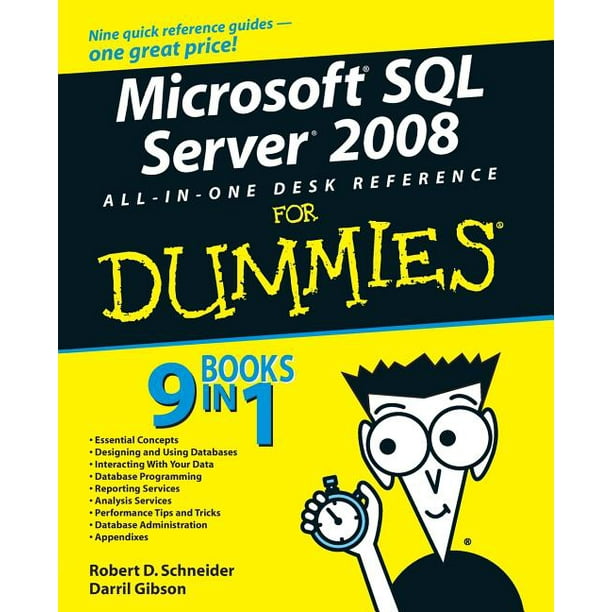 For Dummies Microsoft Sql Server 2008 All In One Desk Reference For Dummies Paperback