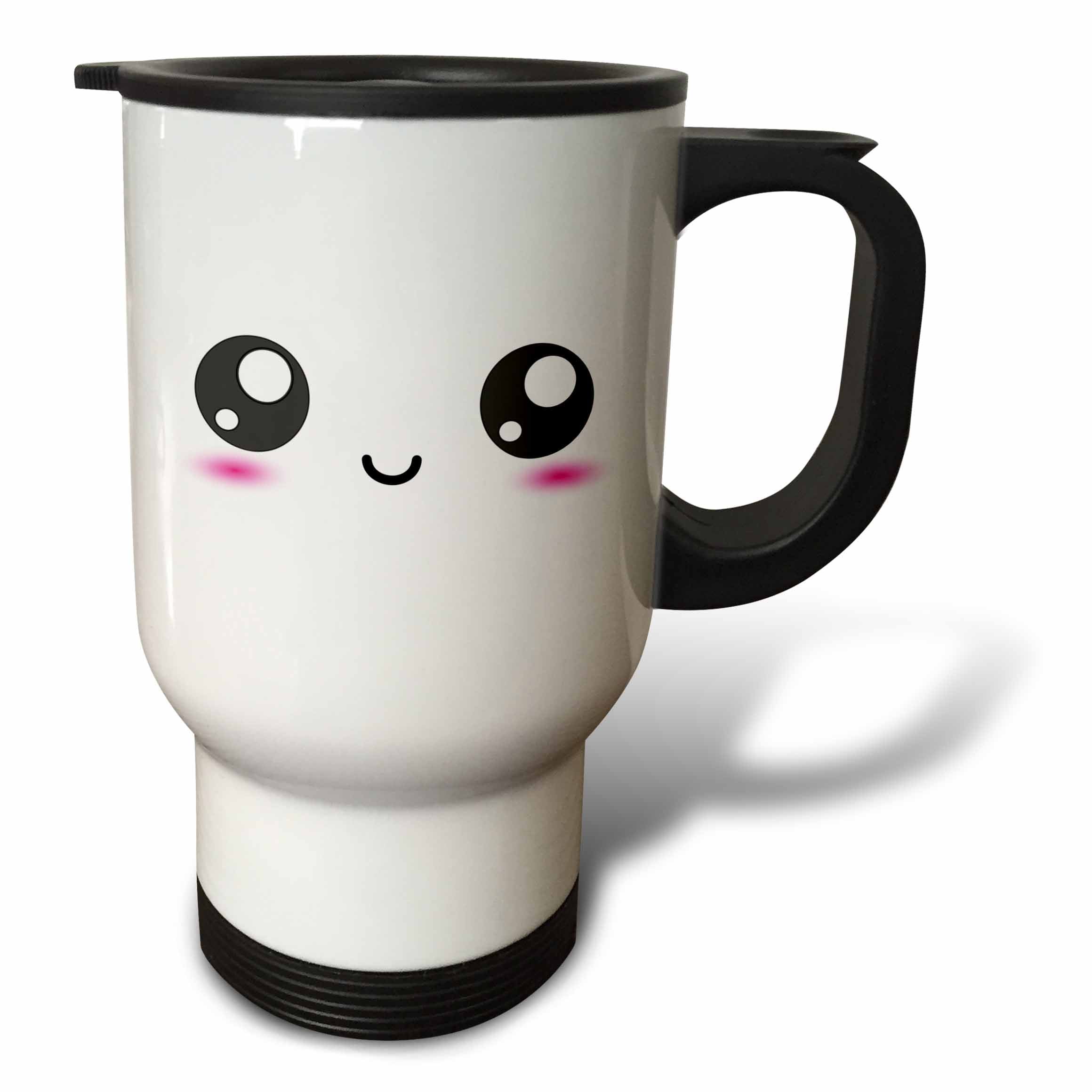 White Cute smiling Square - Adorable and Kawaii Cartoony Smiling Face ...