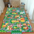 Beetoy Kids Playmat Set with Toy Cars, City Life Race Car Track Rug, 31 ...