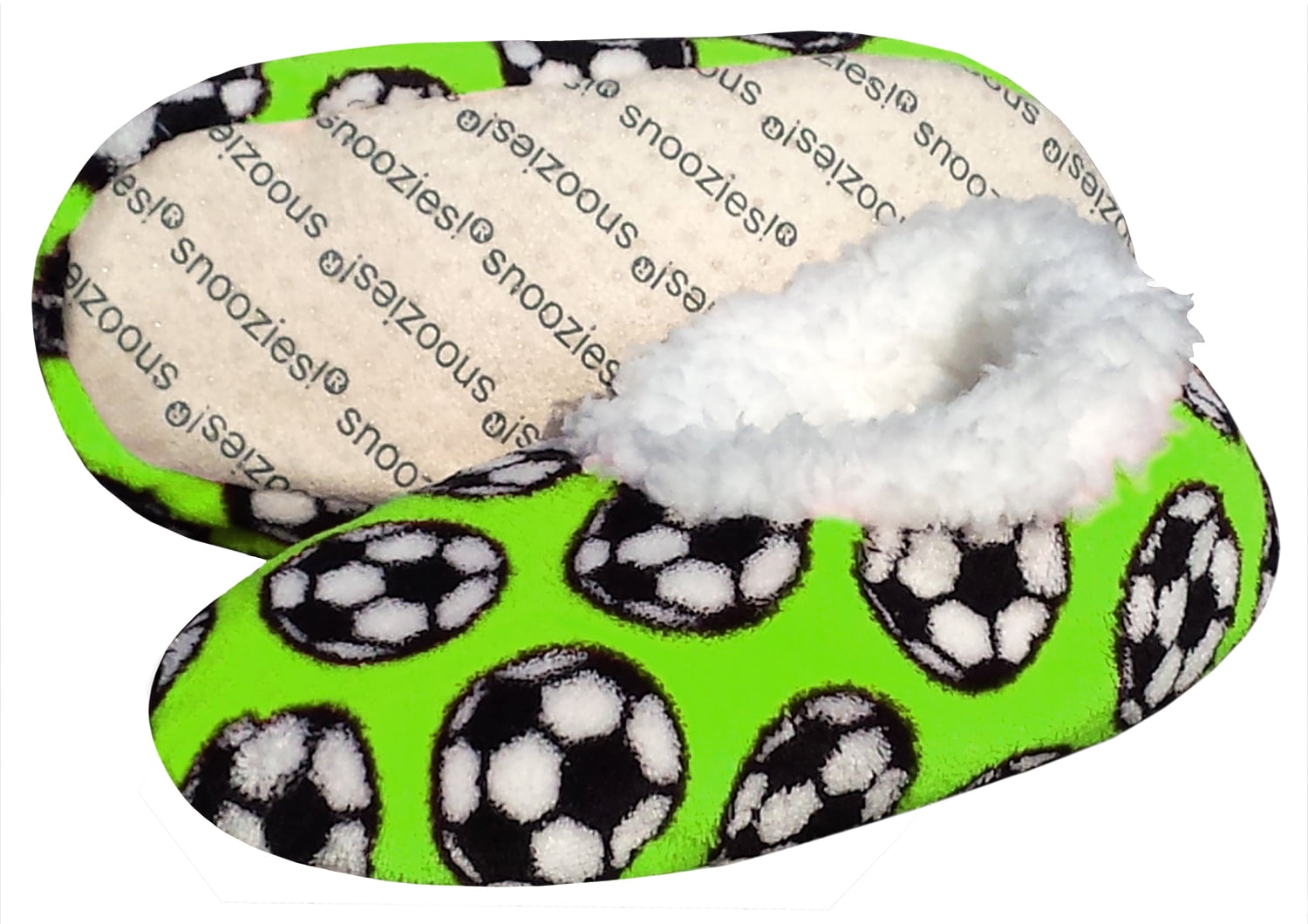 Snoozies Sports Specific Soccer Slippers - Walmart.com