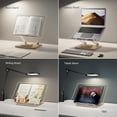 Adjustable Acrylic Book Stand for Reading, Book Holder with Pen Slot ...