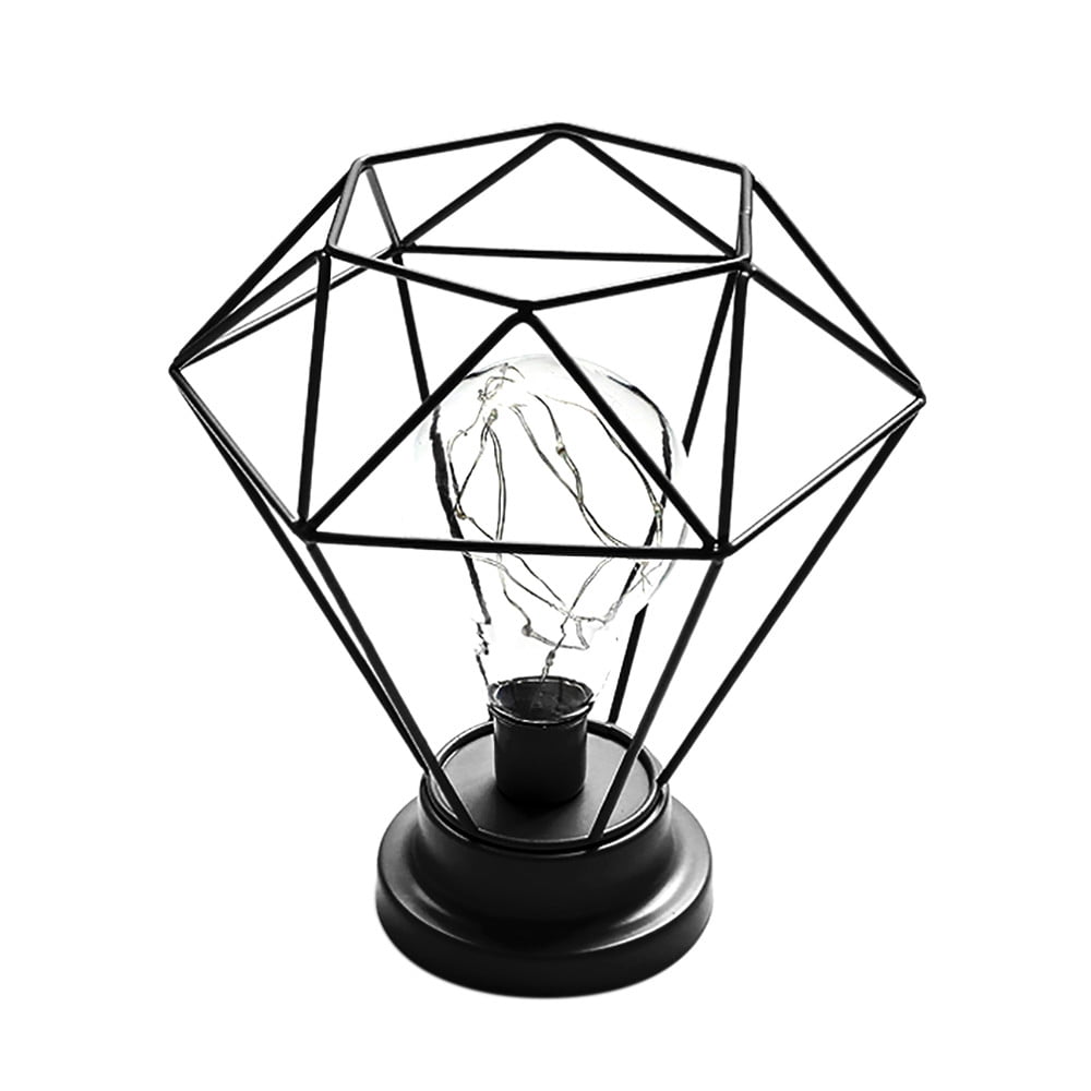 iOPQO LED light Creative Desk Lamp Iron Bedroom Decoration Photography ...