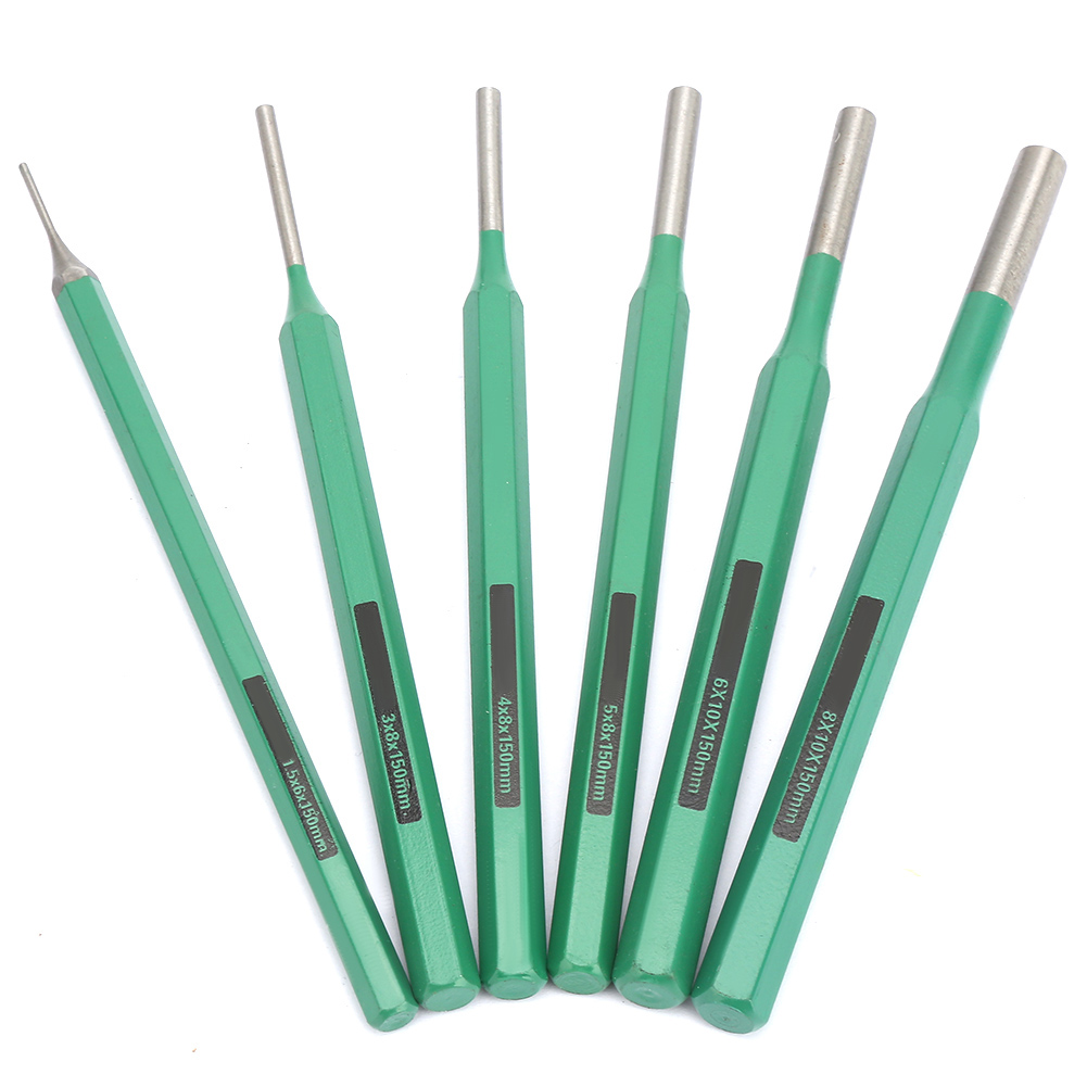 Chisel Punch Tool Punch Chisel Set 6pcs Steel Pin Chisel Set For ...