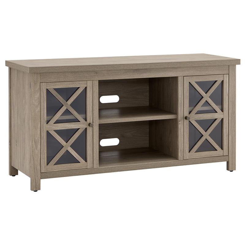 Pemberly Row Contemporary 47" TV Stand in Gray (TVs up to 55 ...