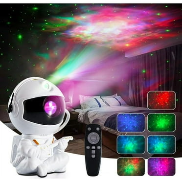 Star Projector Galaxy Night Light - Astronaut Starry Nebula Ceiling LED ...