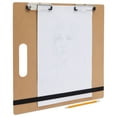 2-Pack Wooden Artist's Sketch Boards with Clip, Portable Drafting ...