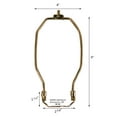 Satco 9in Heavy Duty Harp 1/8 IP Saddle 1/4-27 Thread Antique Brass ...