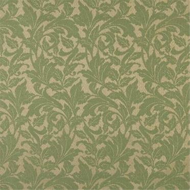 Designer Fabrics 54 in. Wide Green, Blue And Burgundy, Floral Tapestry ...