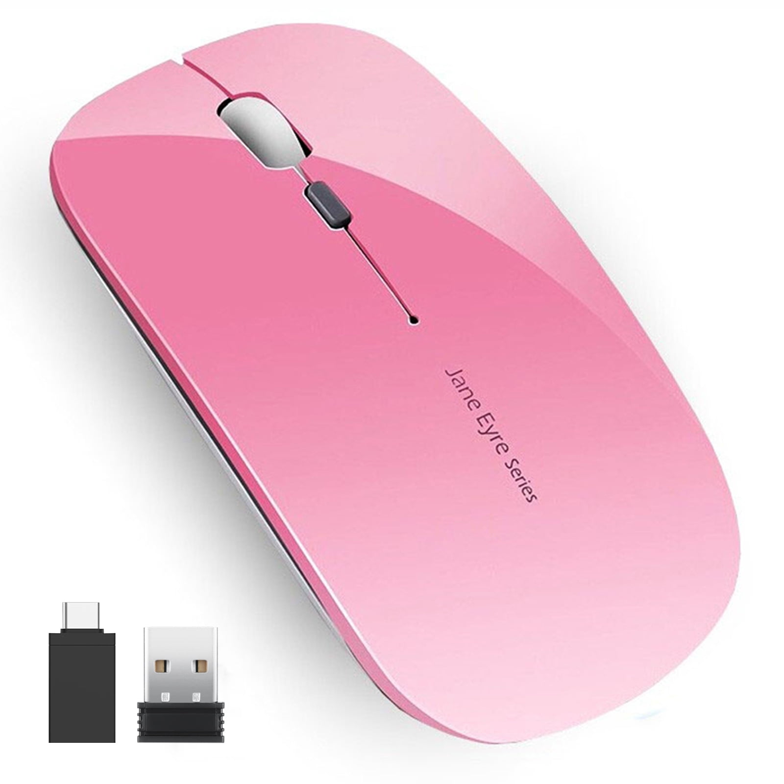 Uiosmuph Wireless Mouse Rechargeable Computer Mouse Silent with USB ...